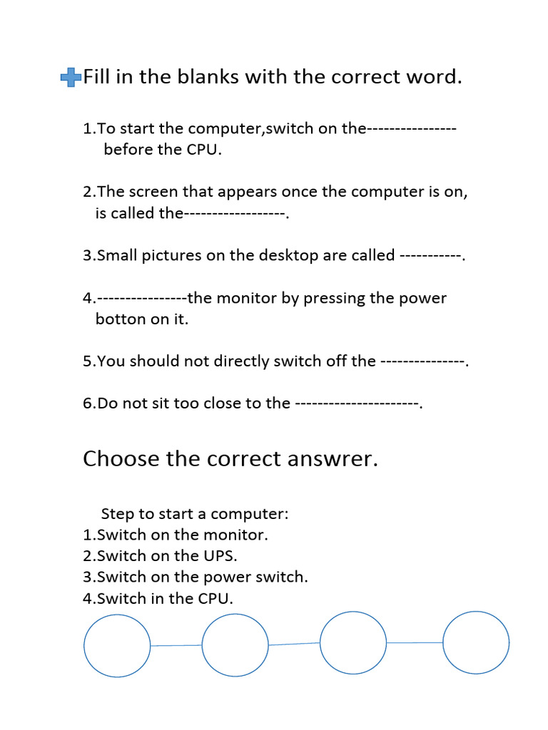 ICT worksheet | PDF