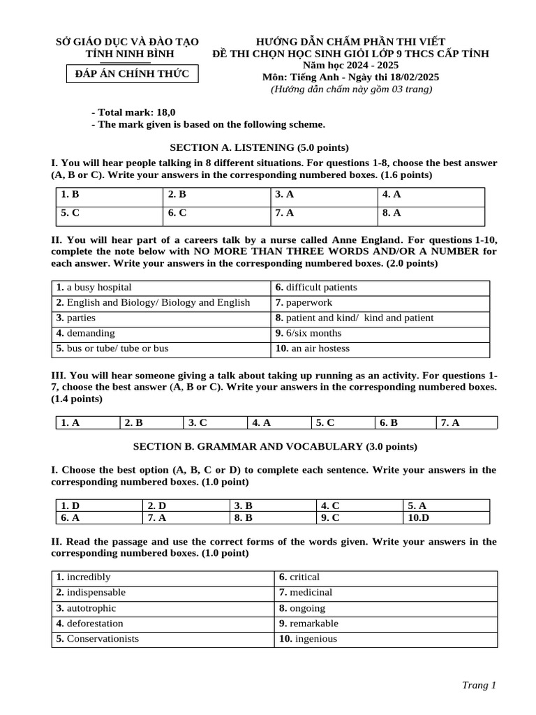 HDC HSG 9 2024-2025 | PDF | Paragraph | Linguistics