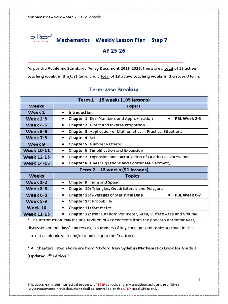 WLP Step 7 Math | PDF | Numbers | Subtraction