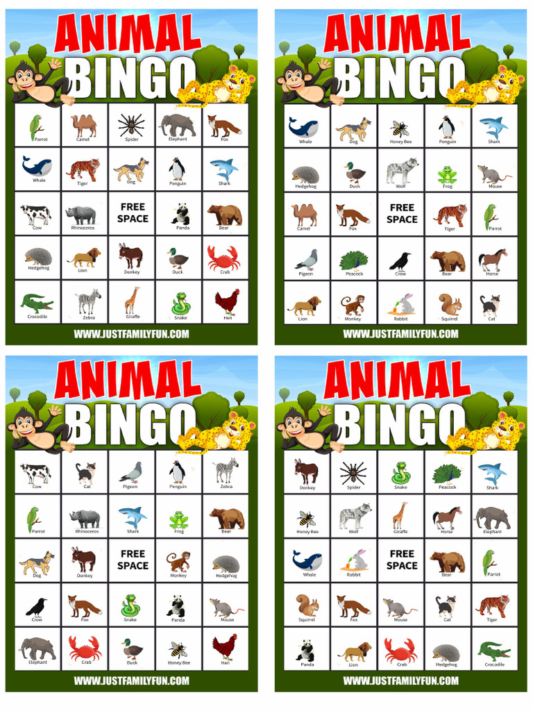 Animl Bingo 1 | PDF