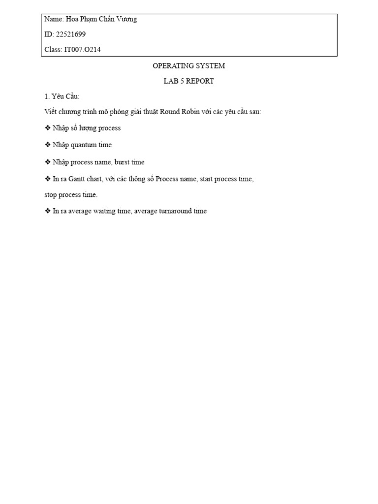 LAB 5 - 22521229 - It007 | PDF