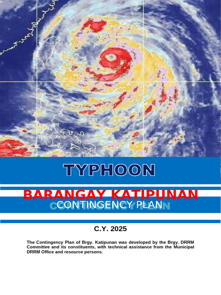 Barangay Katipunan Contingency Plan For Typhoon 1 | PDF | Disaster Risk ...