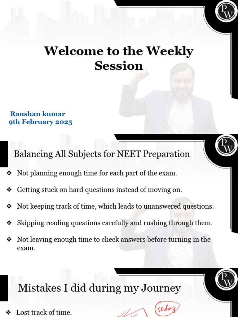 NEET Preparation: Balancing Subjects Tips | PDF