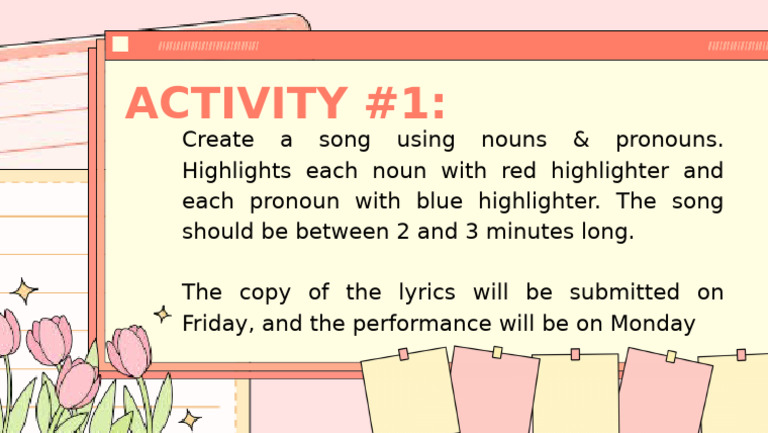 Noun and Pronoun Song Creation Guide | PDF