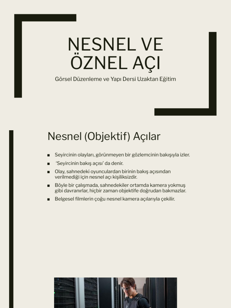 Öznel Ve Nesnel Açılar - pptx-1 | PDF