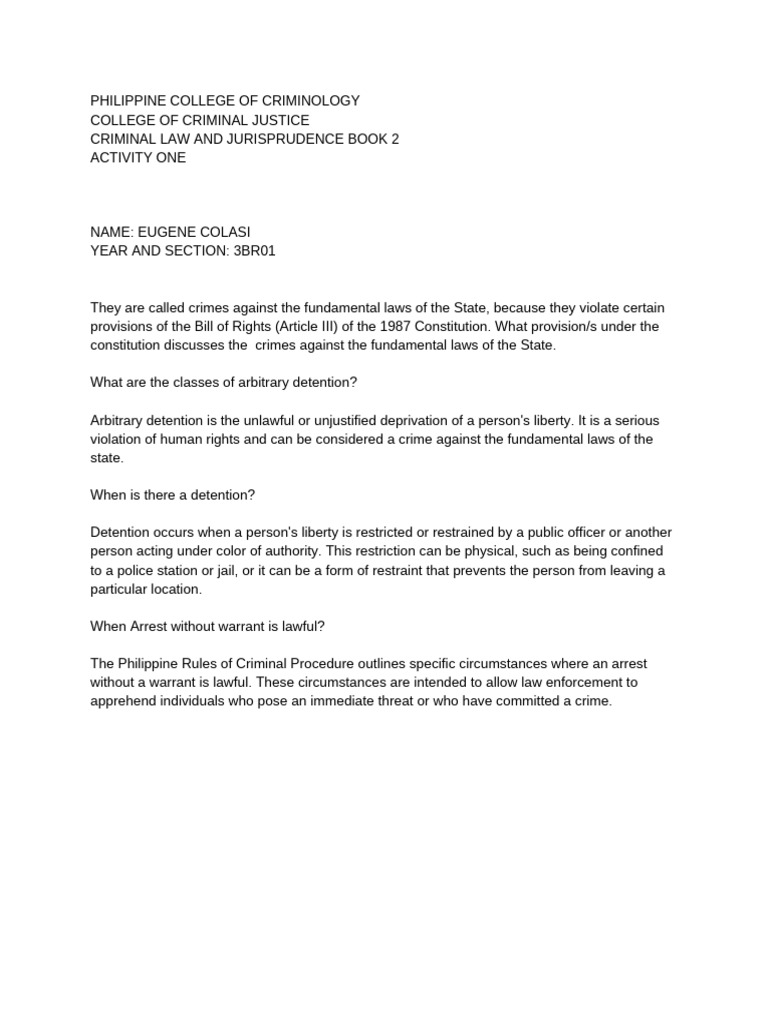 Clj4 Activity 1 | PDF