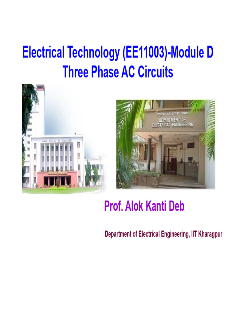 Mod - D (Compatibility Mode) | PDF | Alternating Current | Electrical ...