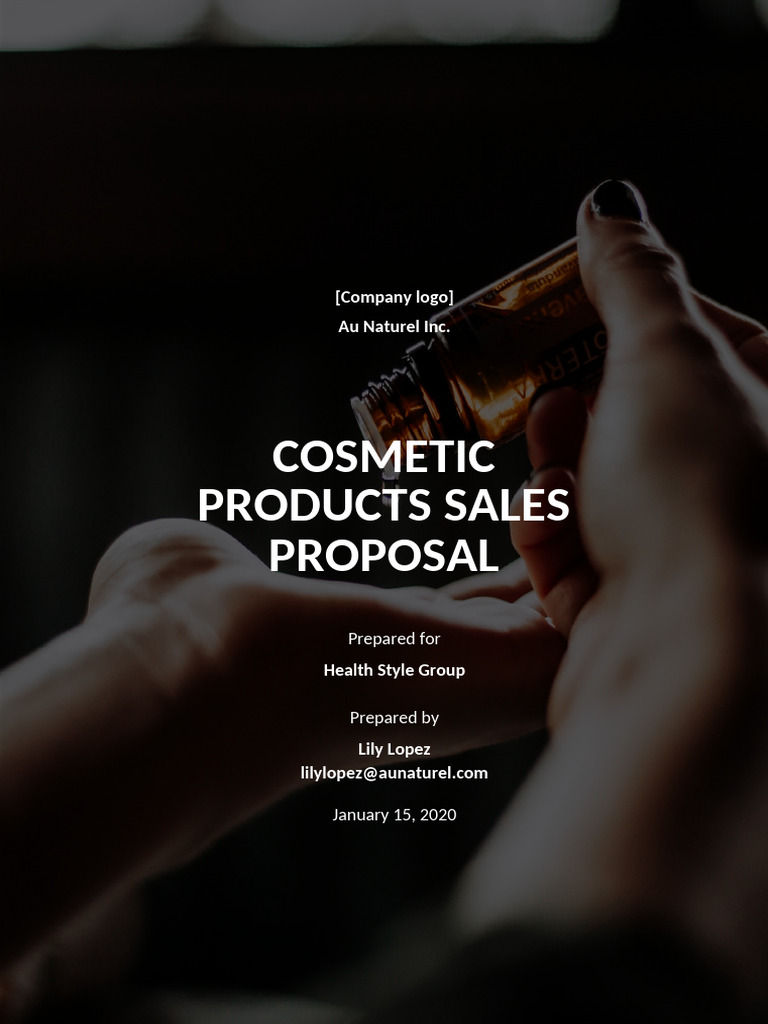 Free Sample Sales Proposal Template | PDF | Retail | Brand