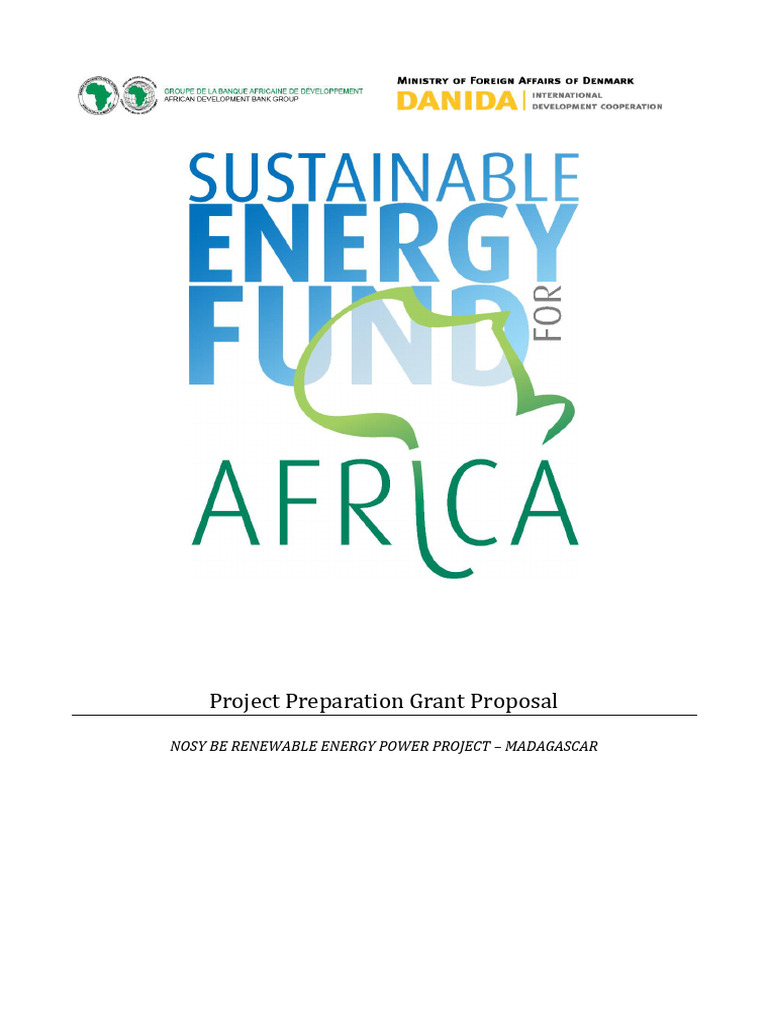 Project Preparation Grant Proposal | PDF | Renewable Energy ...