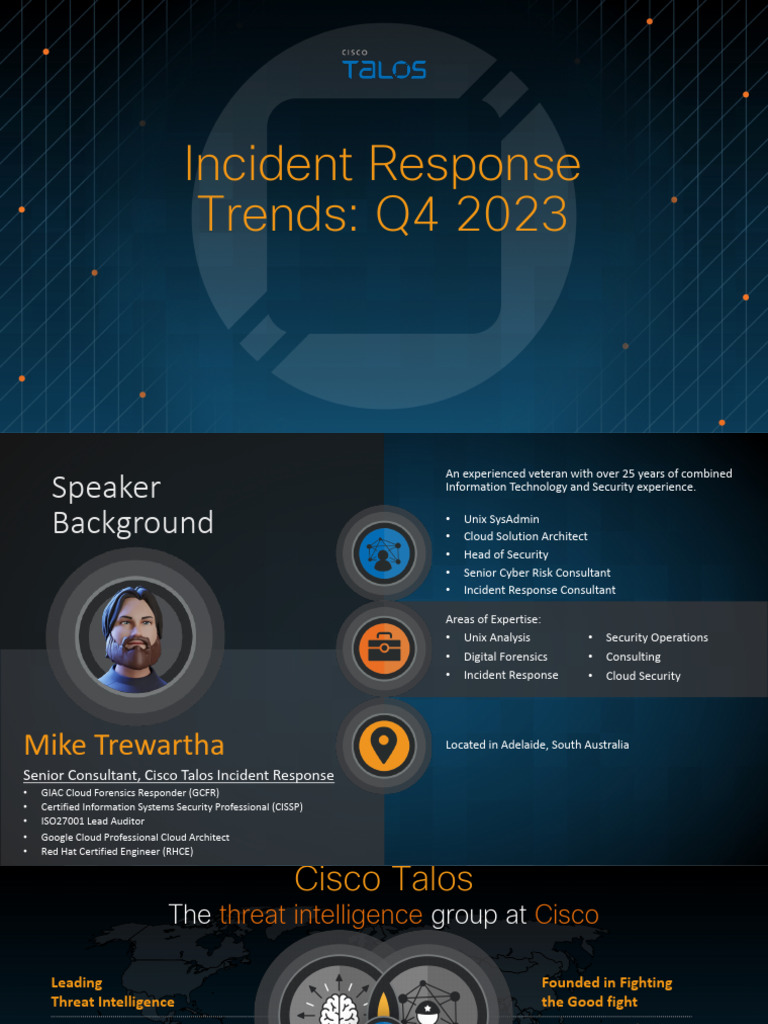 Talos Incident Response Trends | PDF | Ransomware | Security