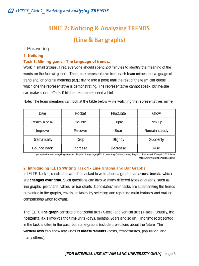 AVTC3 - Unit 2 - Before Class | PDF | Chart | Linguistics