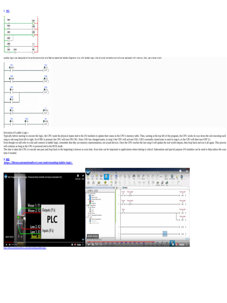 Ladder Dia Gram Sample | PDF