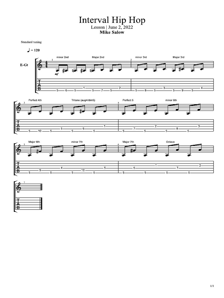 Interval Hip Hop | PDF