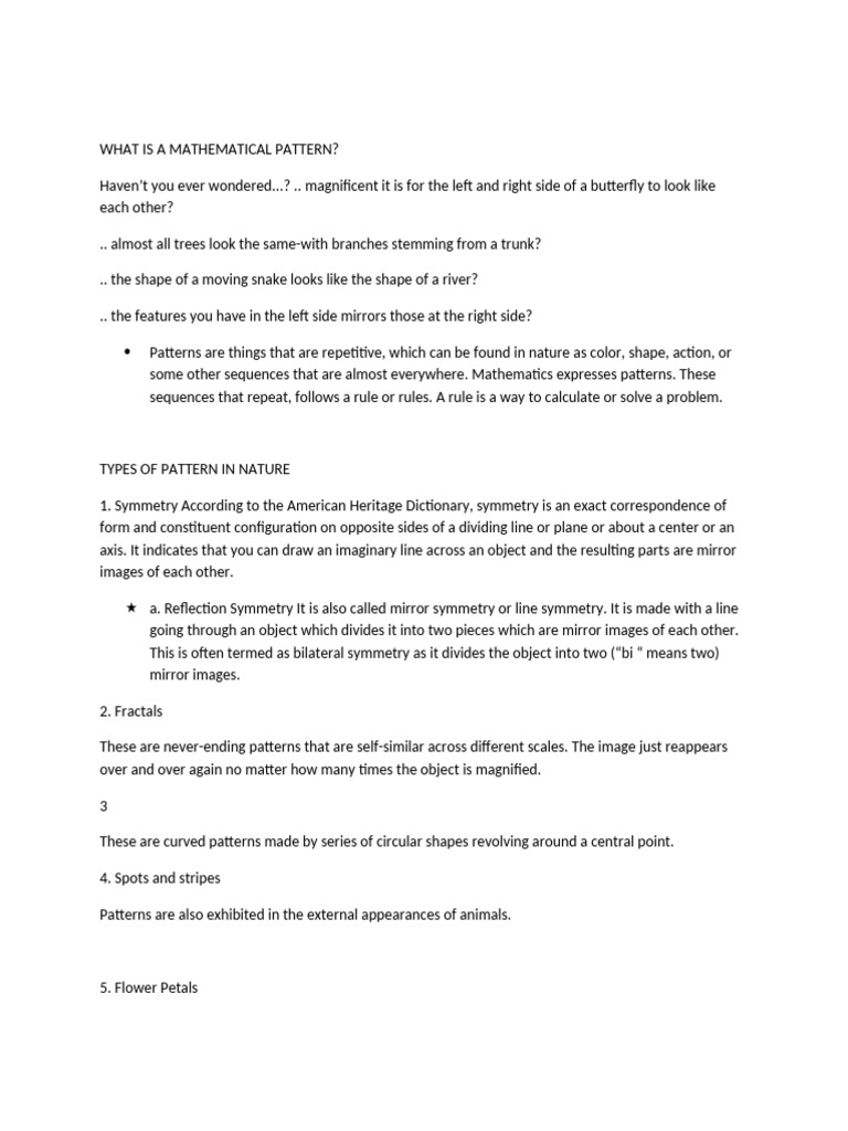 WHAT IS A MATHE-WPS Office | PDF | Pattern | Shape