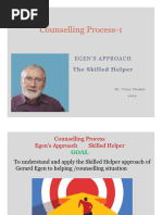 Egan's Skilled Helper Model Overview | PDF | Brainstorming | Goal