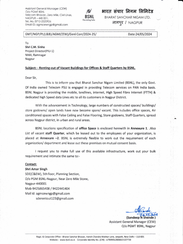 NHAI offer and rules | PDF | Government Of India | New Delhi