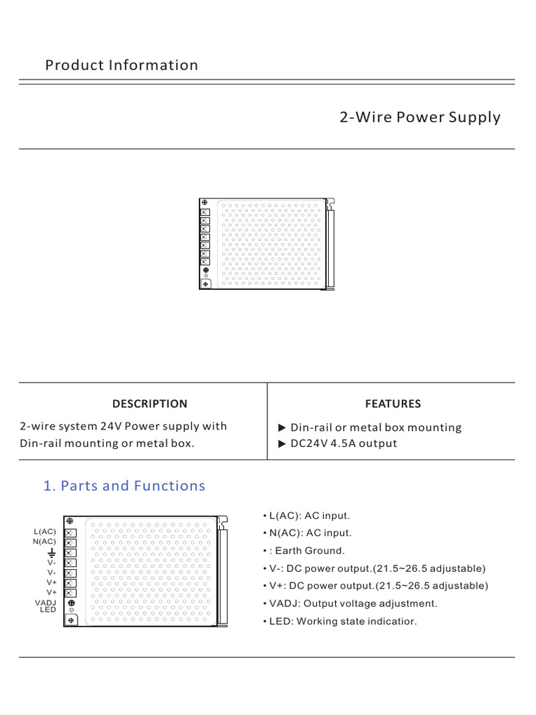 Power Supply PL206 | PDF
