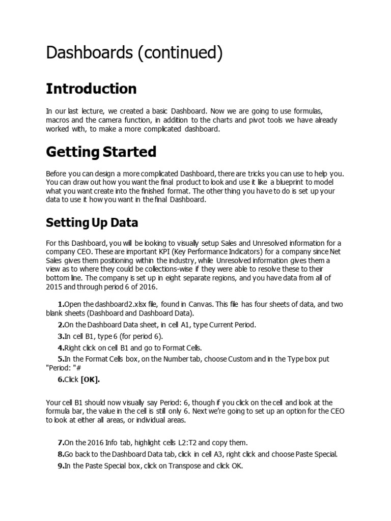 Lecture 22 - Dashboards | PDF Lecture 22 - Dashboards | PDF