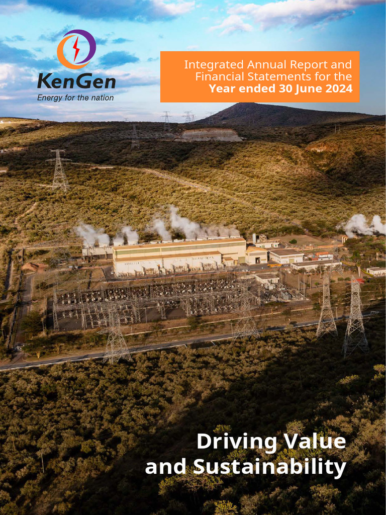 KenGen Integrated Report 2024 Finall | PDF | Energy Development | Renewable Energy