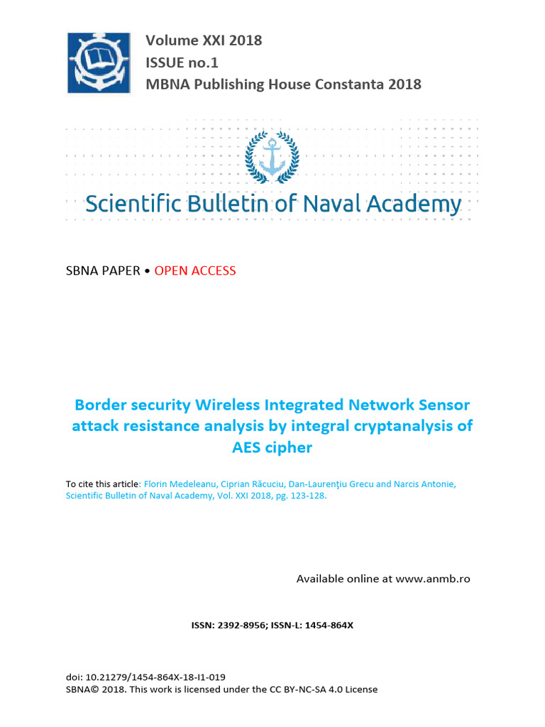 Border Security Wireless Integrated Network Sensor | PDF | Cryptography ...