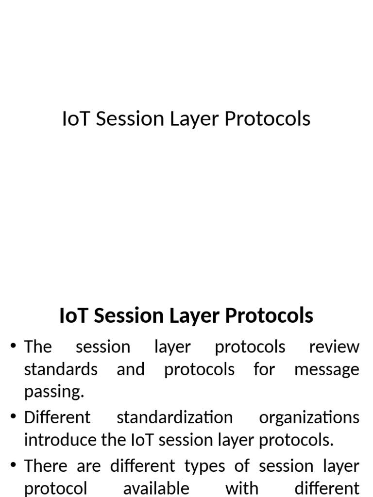 Session Layer Protocol | PDF