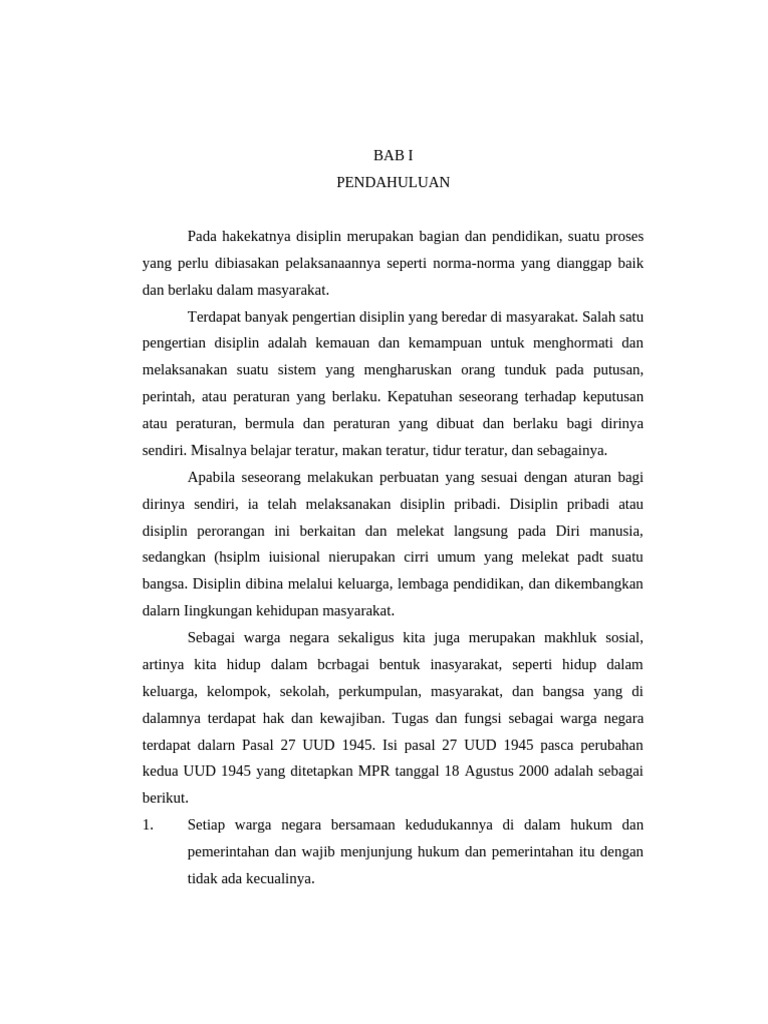 Makalah Kedisiplinan | PDF