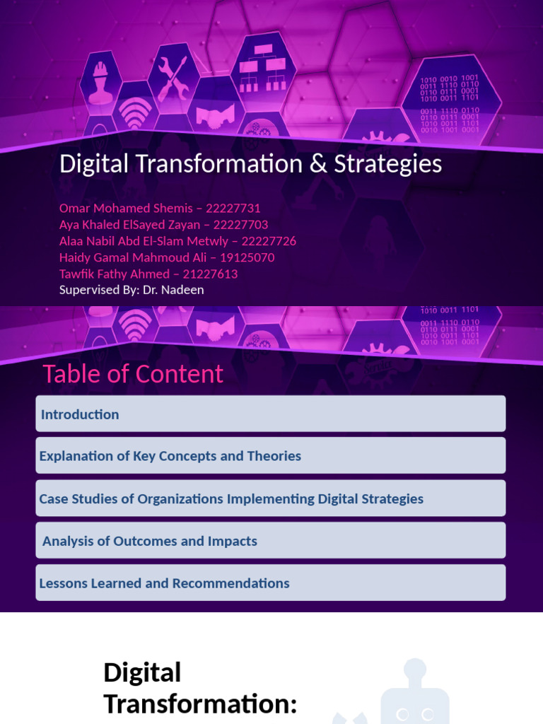 Digital Transformation Strategies Explained | PDF | Innovation ...
