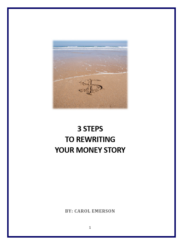 Rewriting Your Money Story Guide | PDF | Mind | Law Of Attraction (New ...