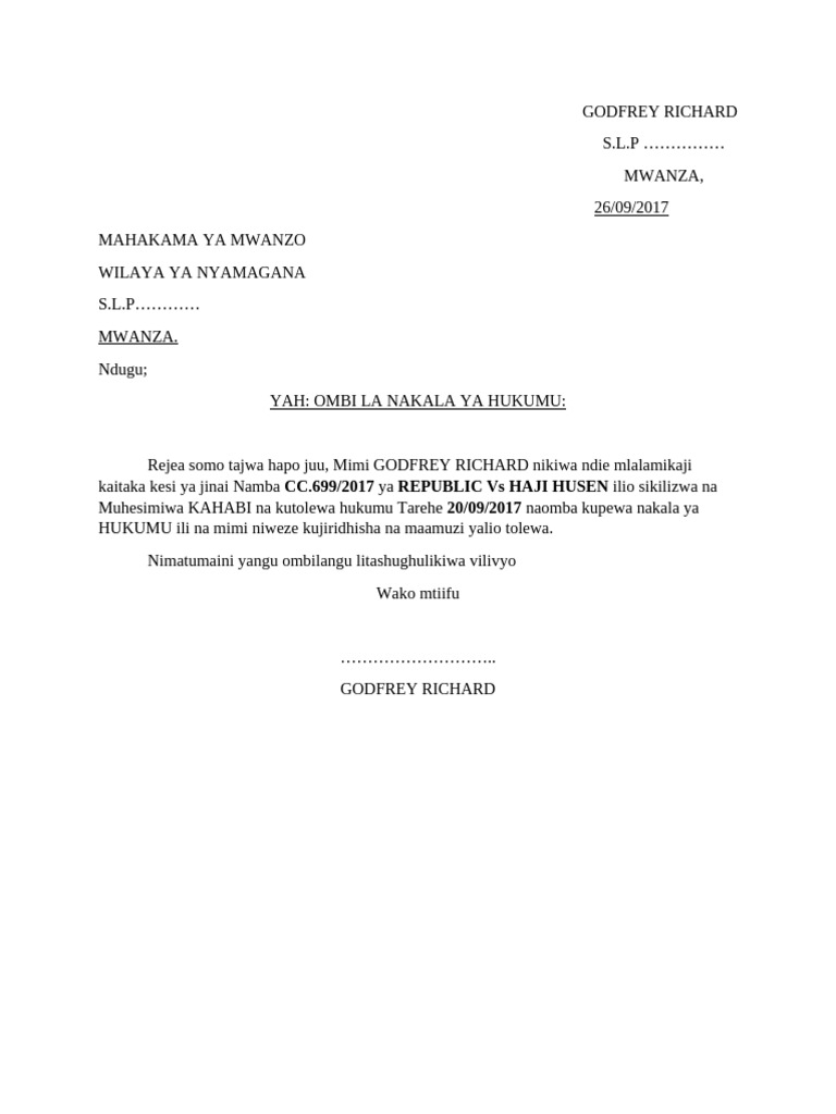 Godfrey Richard | PDF