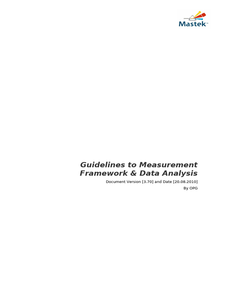 Measur Ment Data Analysis | PDF | Data Analysis | Data