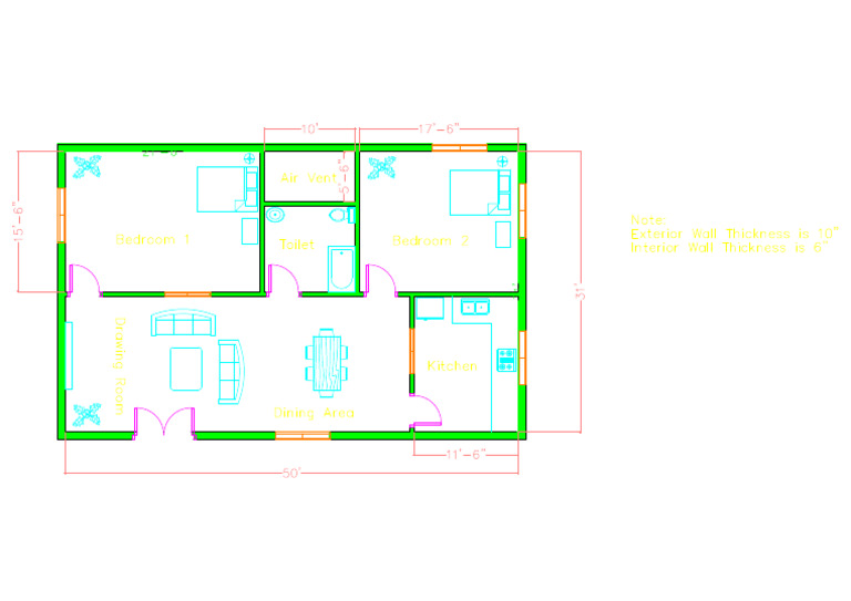 2d Plan Source Cad-Layout1 | PDF