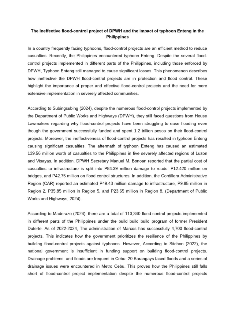 POSITION PAPER-1 | PDF | Philippines | Typhoon