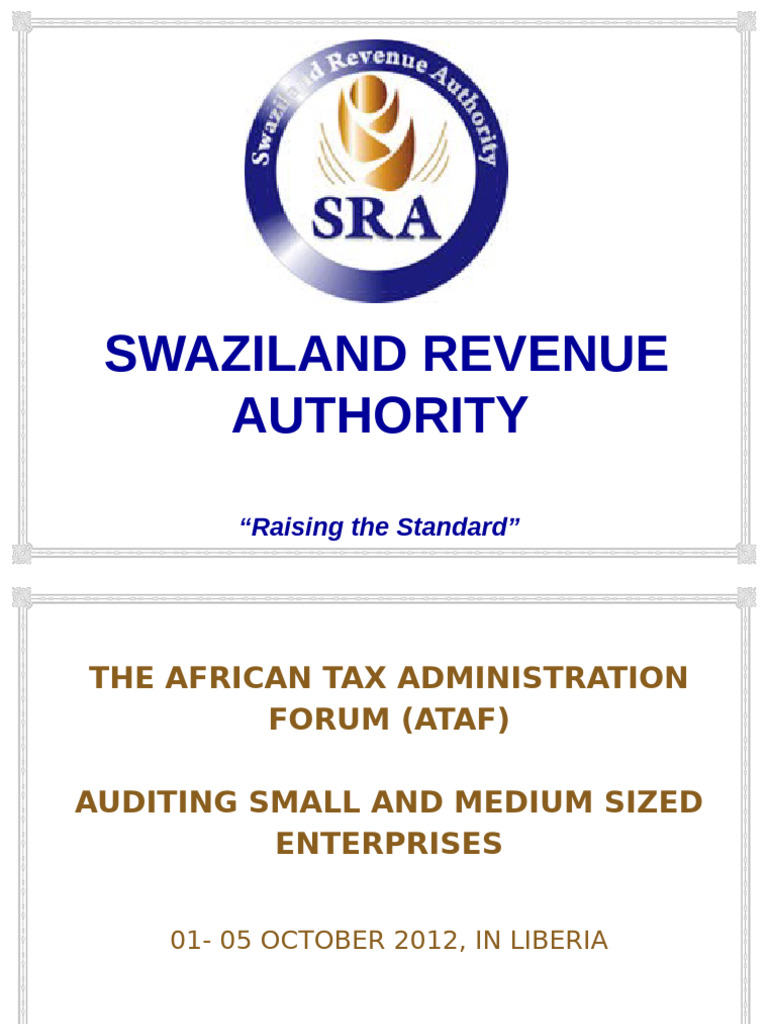 SRA's Audit Challenges for SMEs in Swaziland | PDF | Expense | Inventory