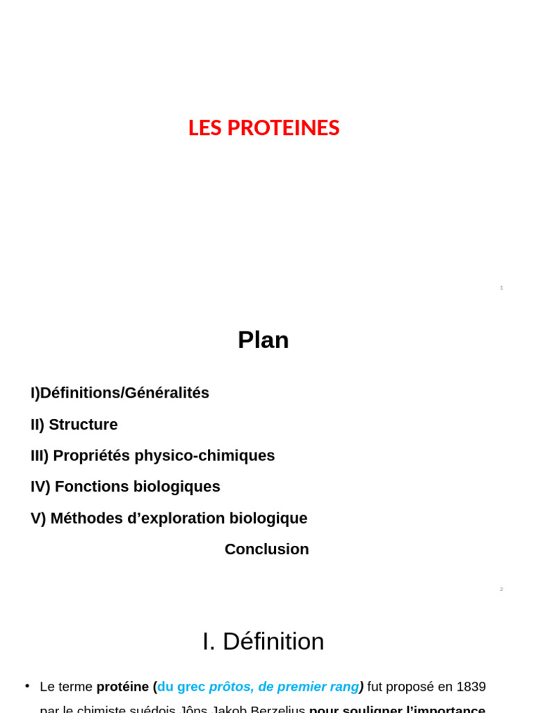 Les Protéines | PDF | Hémoglobine glyquée | Structure de la protéine