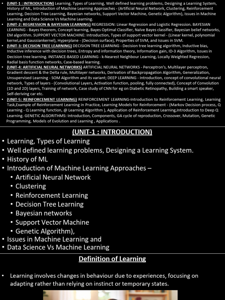 complete ml (1) | PDF | Machine Learning | Bayesian Network