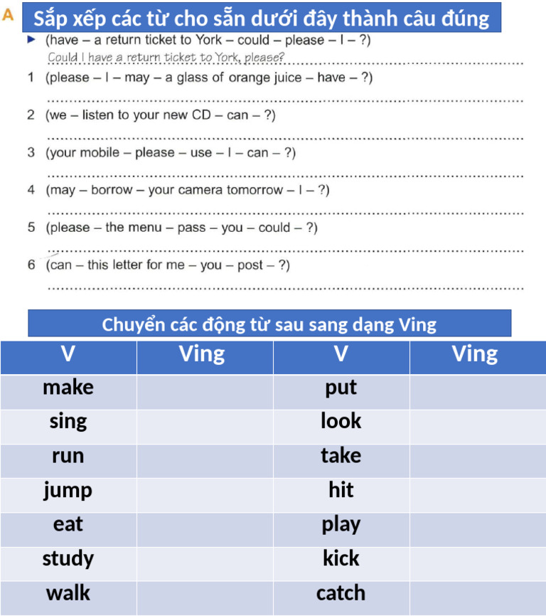 Bài tập 3A1 | PDF