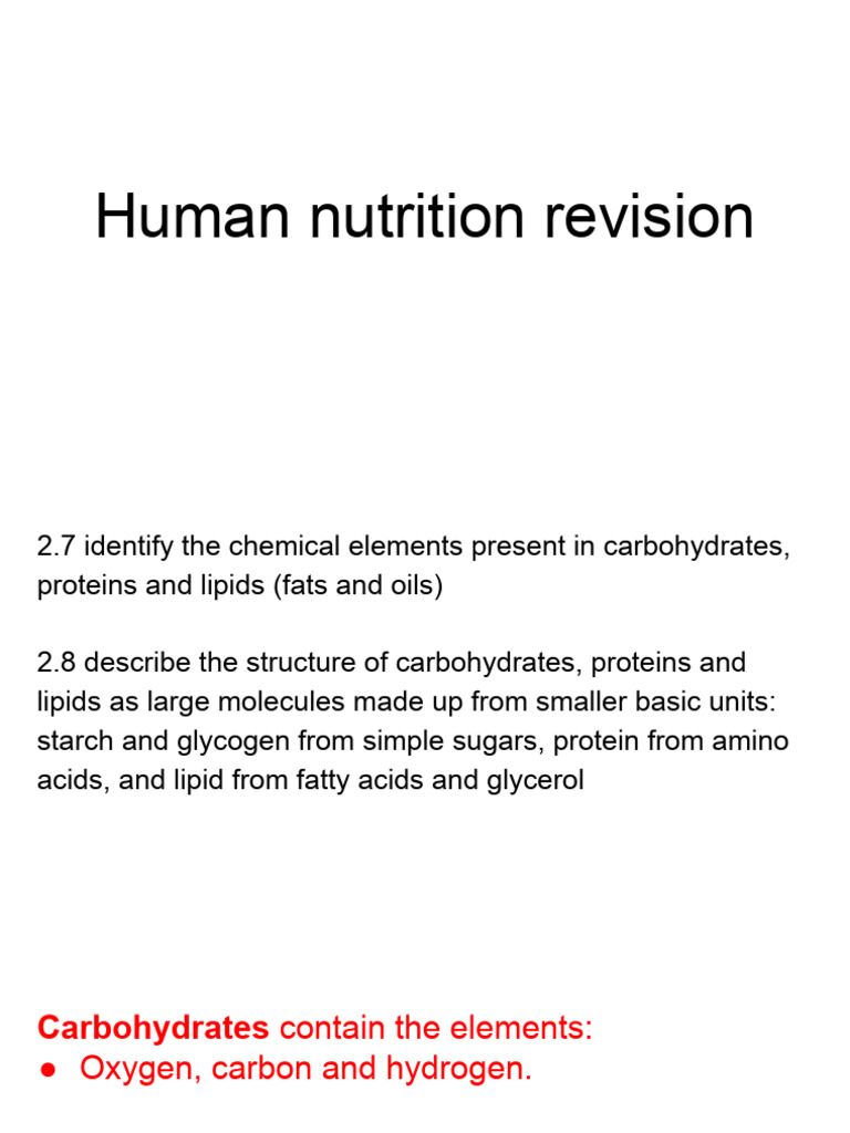 Human Nutrition: Key Concepts and Functions | PDF | Digestion | Small ...
