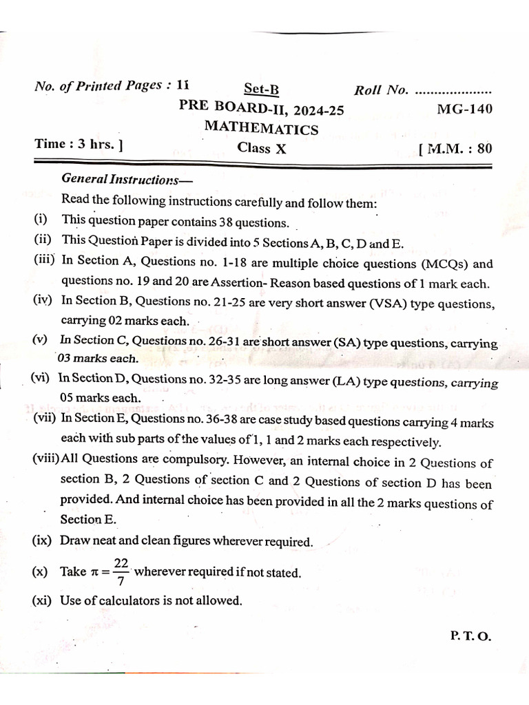 Preboard 2, Setb | PDF