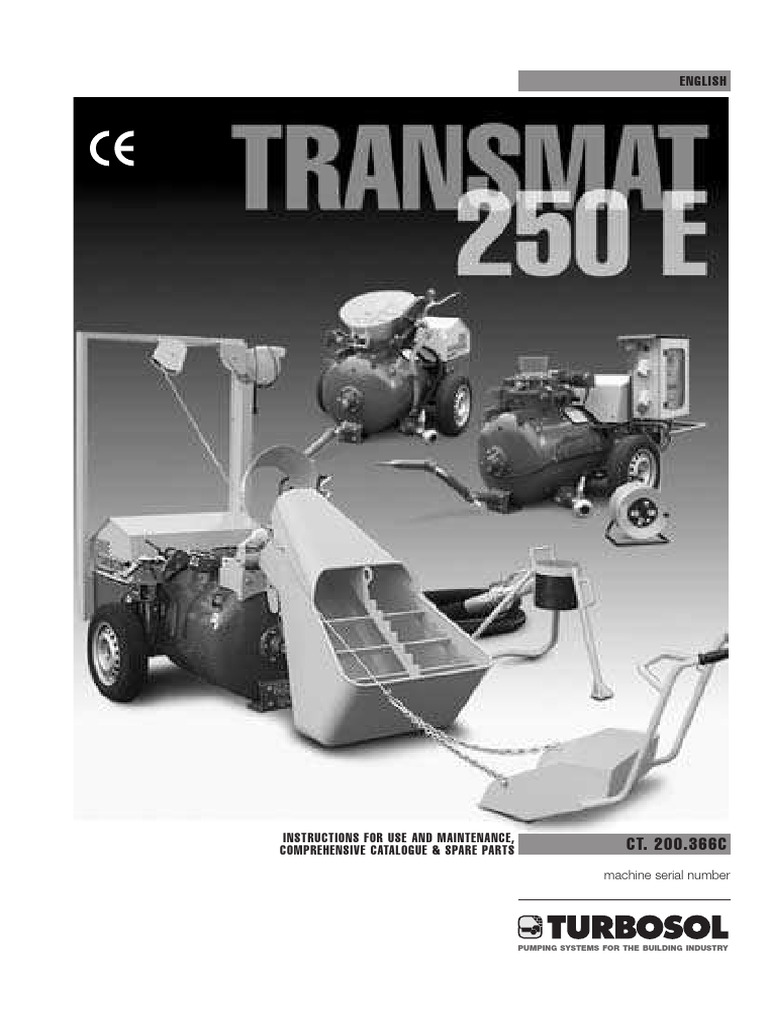 Turbosol Transmat 250 EBP - Operating Manual-9626 | PDF