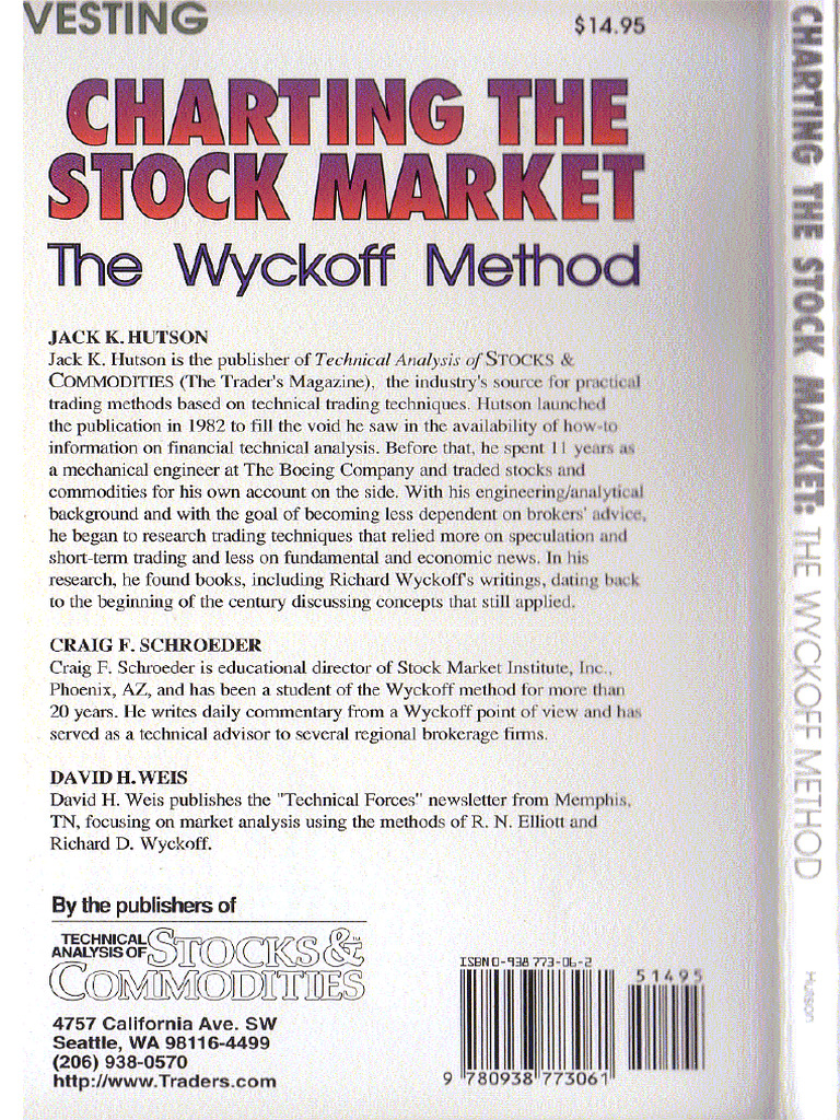 Hutson Final - 1 Sided - Charting The Stock Market The Wyckoff Method - Jack K Hutson | PDF