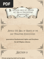 1987 Philippine Constitution - Article 3 Bill of Rights | PDF | Ex Post ...