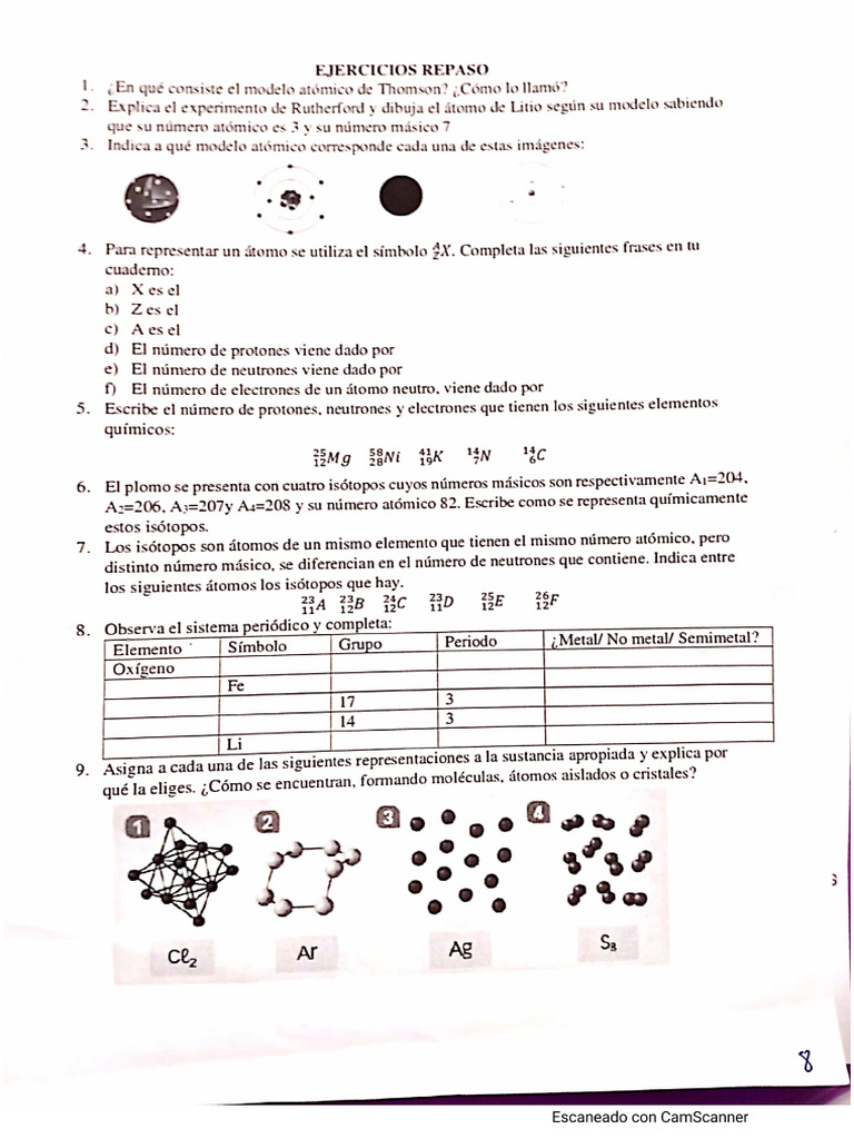 ejercicios repaso T4 segundo eso | PDF