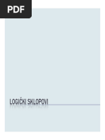 LOGIČKI SKLOPOVI - Zadaci | PDF
