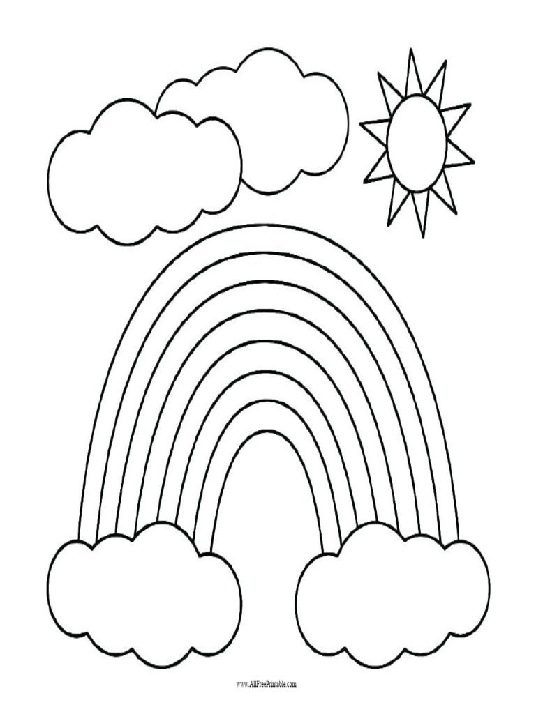 Educational Resources Rainbow Coloring Page | PDF