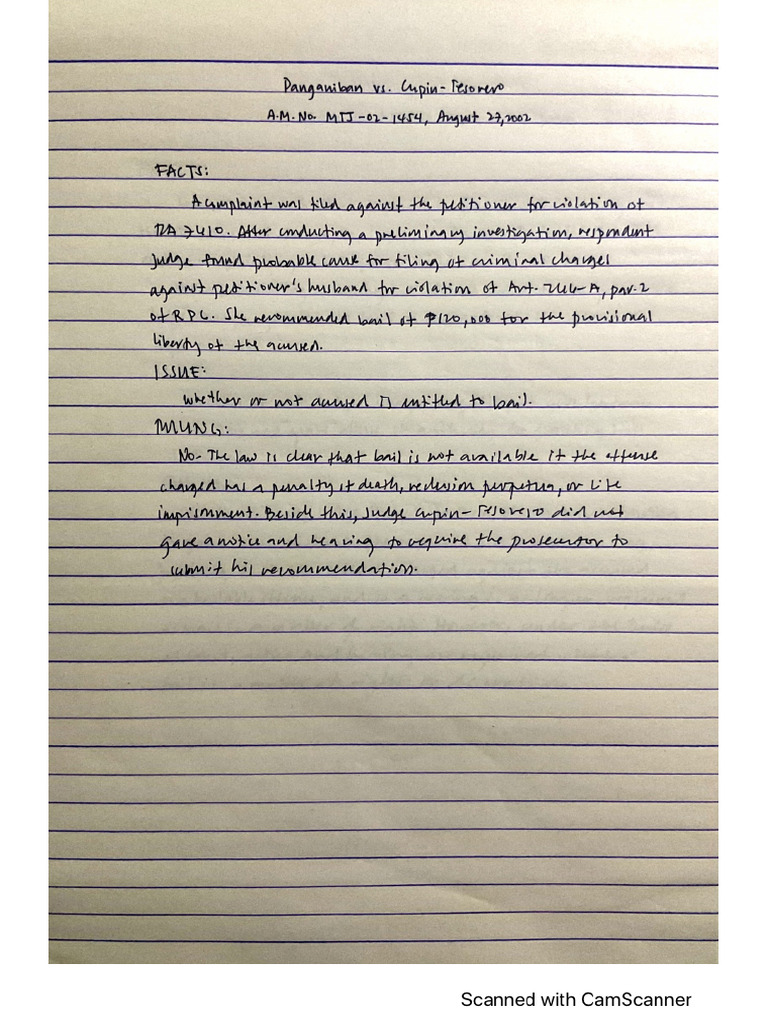 2D - Cacal - Case Digests - 2 of 2 | PDF