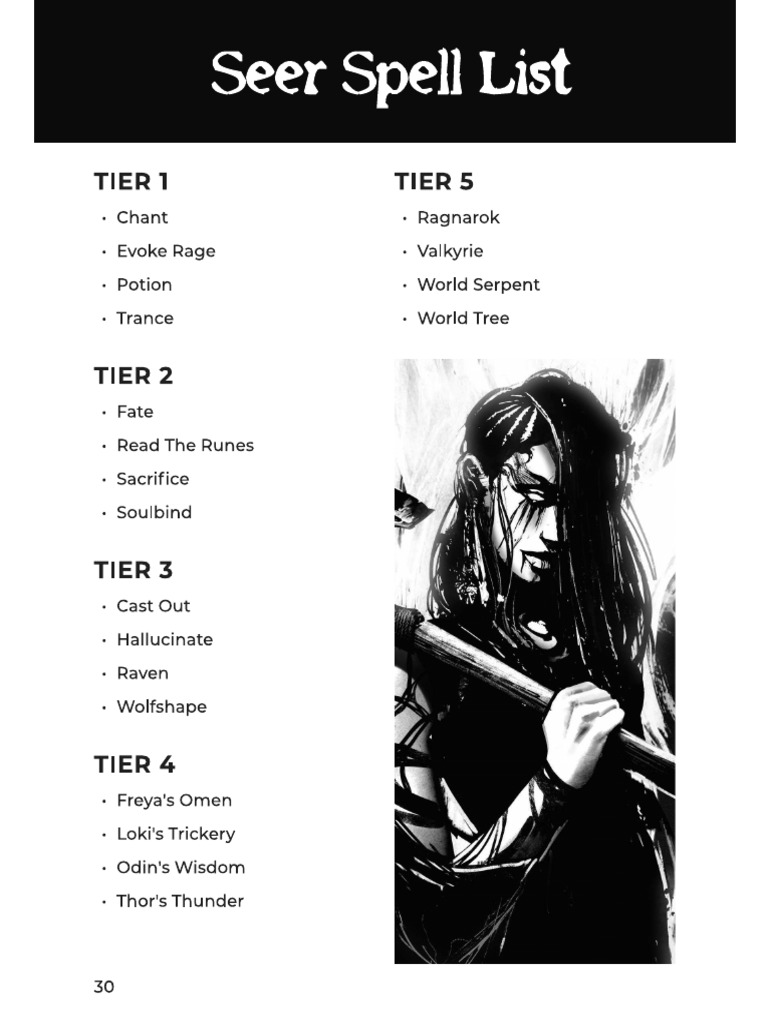 Seer Spells | PDF