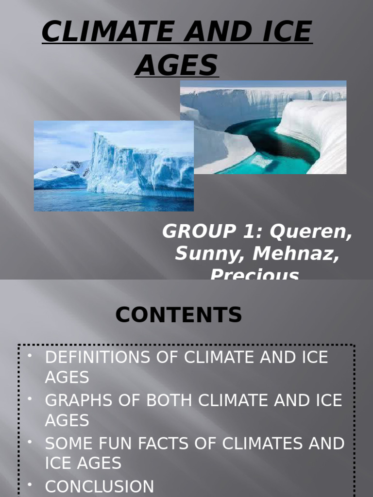 Climate and Ice Ages | PDF