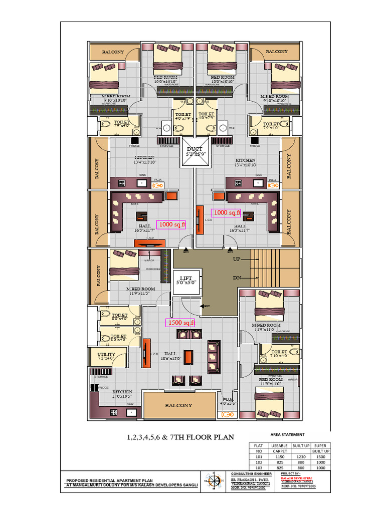 Kalash Floor Plan Modified | PDF