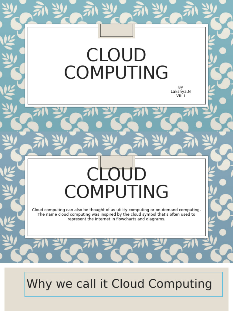 Understanding Cloud Computing Basics | PDF