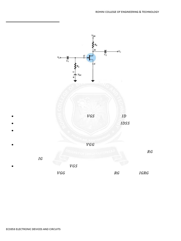 Rohini 67060251032 | PDF | Field Effect Transistor | Electrical Circuits